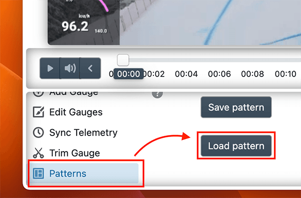 Using patterns to display different data in Telemetry Overlay